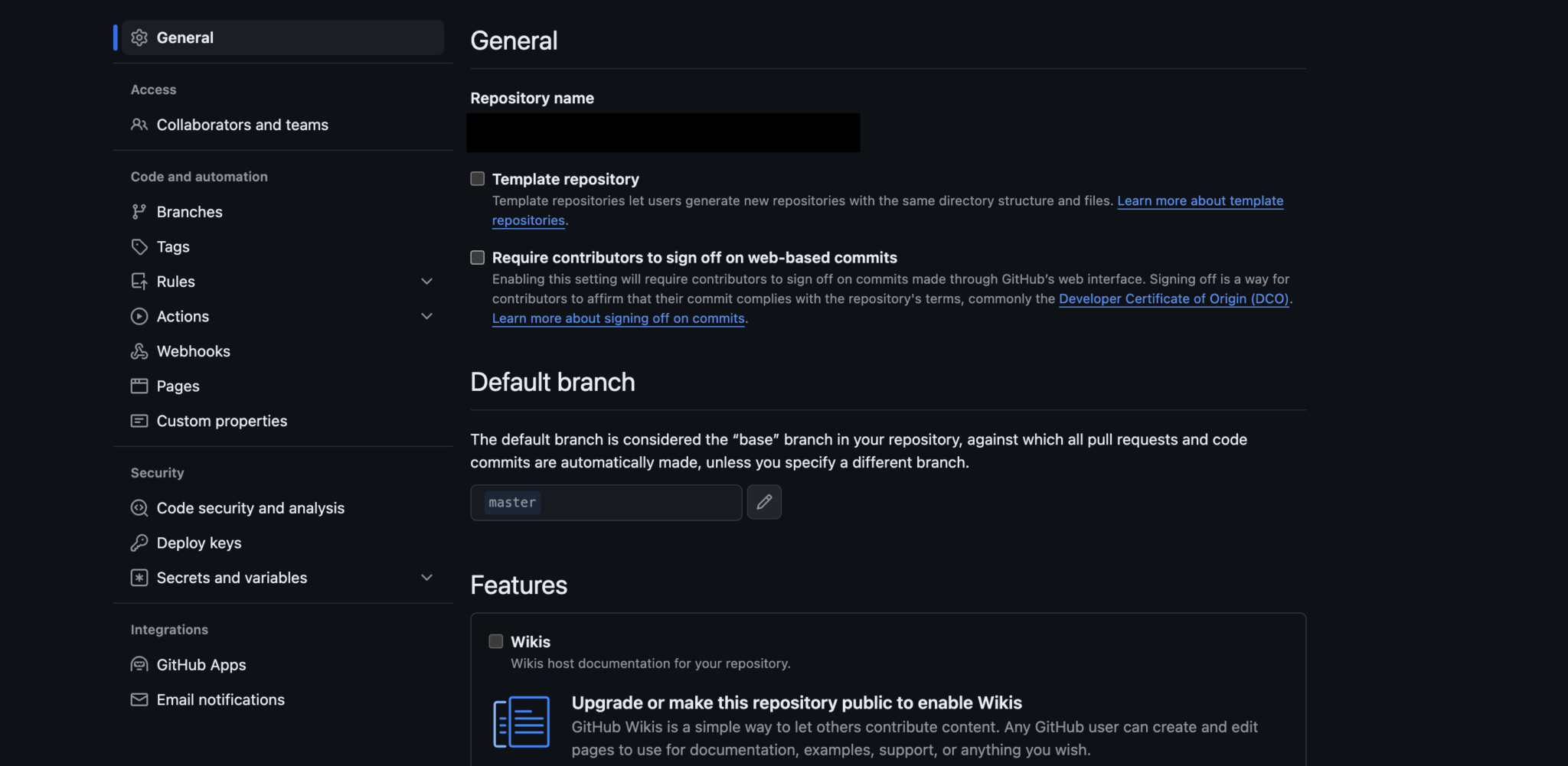 github上でデフォルトブランチを変更する方法 | ふろんと遠藤