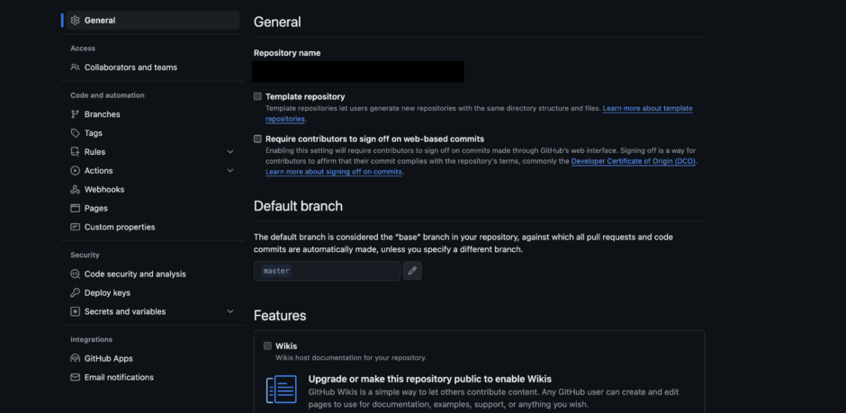 Github上でデフォルトブランチを変更する方法 ふろんと遠藤 